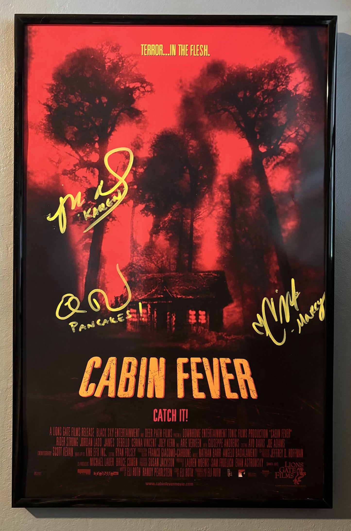 Cabin Fever - 11" x 17" autographed poster – The Emporium Spooky Goods ...
