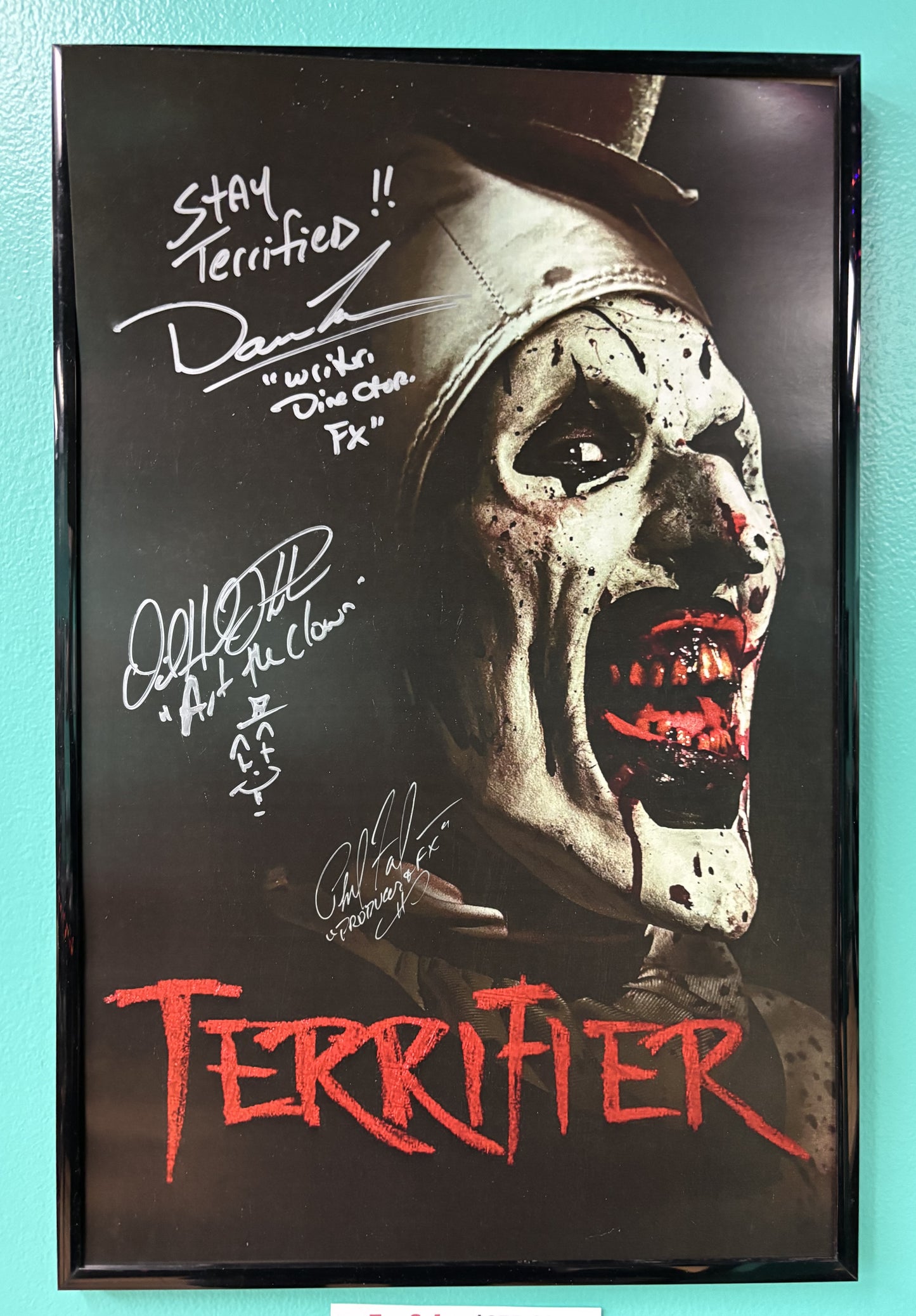 Terrifier (2016) - 11" x 17" autographed poster – The Emporium Spooky ...